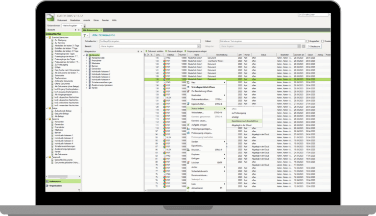Schnittstelle zu Ihrem DATEV-DMS | KanzleiDrive