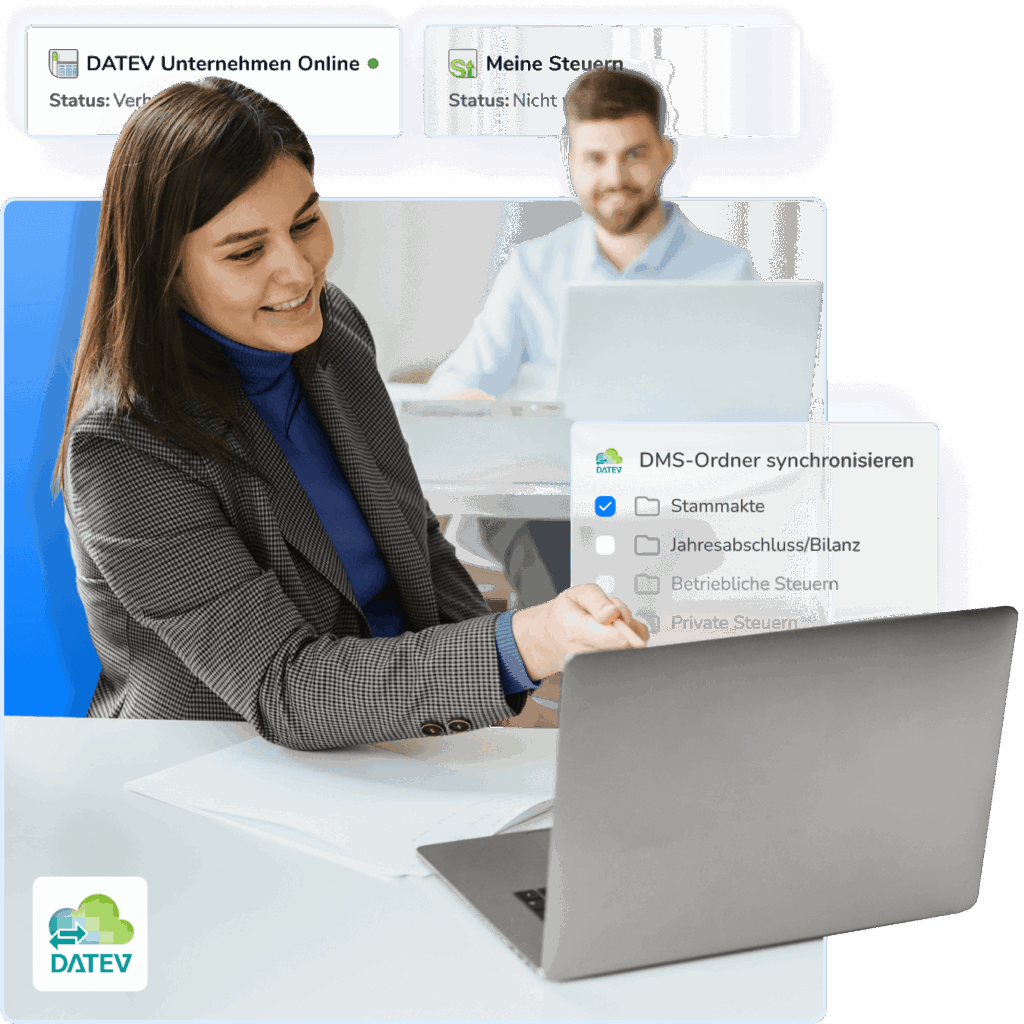 Schnittstelle zu Ihrem DATEV-DMS | KanzleiDrive